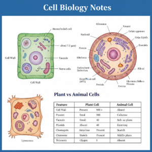 Cell Biology Notes Cell: The Structural Unit of Life – NCERT Notes ...